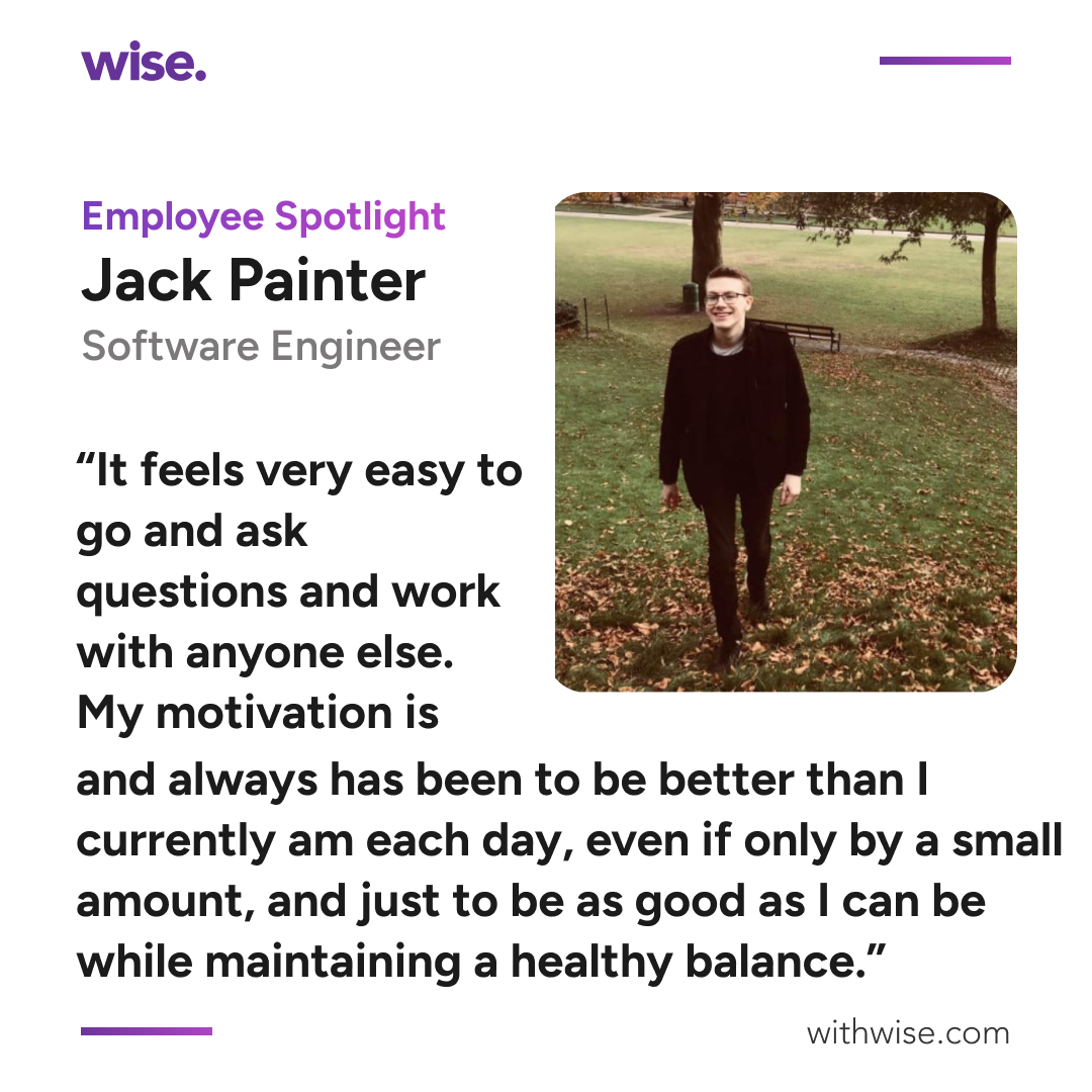 Employee Spotlight - Jack - With Wise